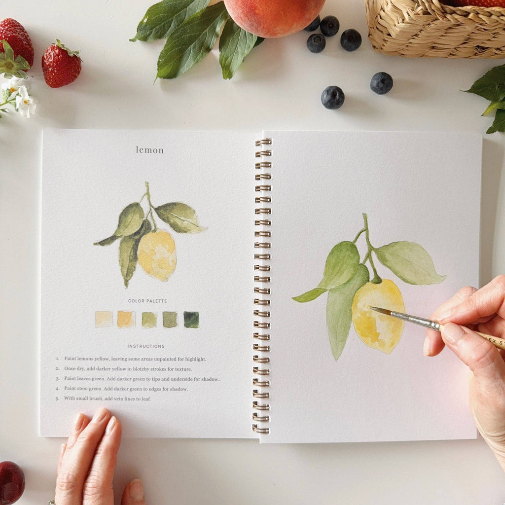 Fruit watercolor workbook – Bound Booksellers and Gifts